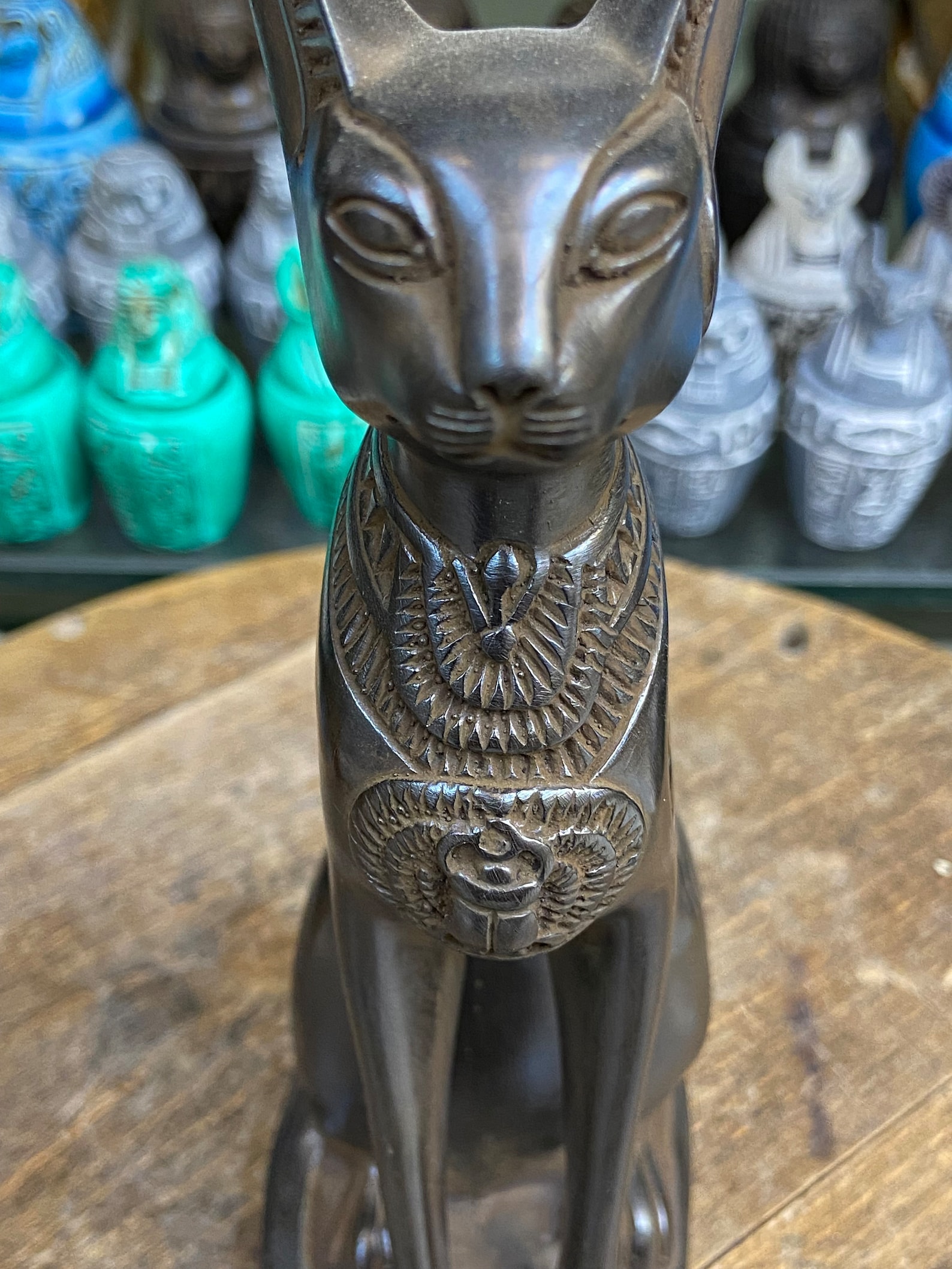 Cleopatra's Beloved Cat, Meditation, Handcrafted Statues of Tivali ...