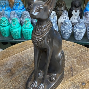 Cleopatra's Beloved Cat, Meditation, Handcrafted Statues of Tivali ...