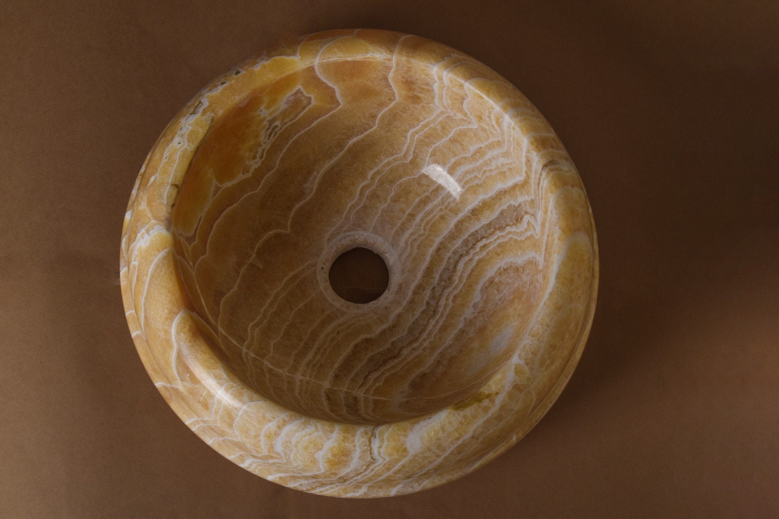 Alabaster Bathroom Sink, Bathroom Vanity Decor, Alabaster Vessel Sink ...