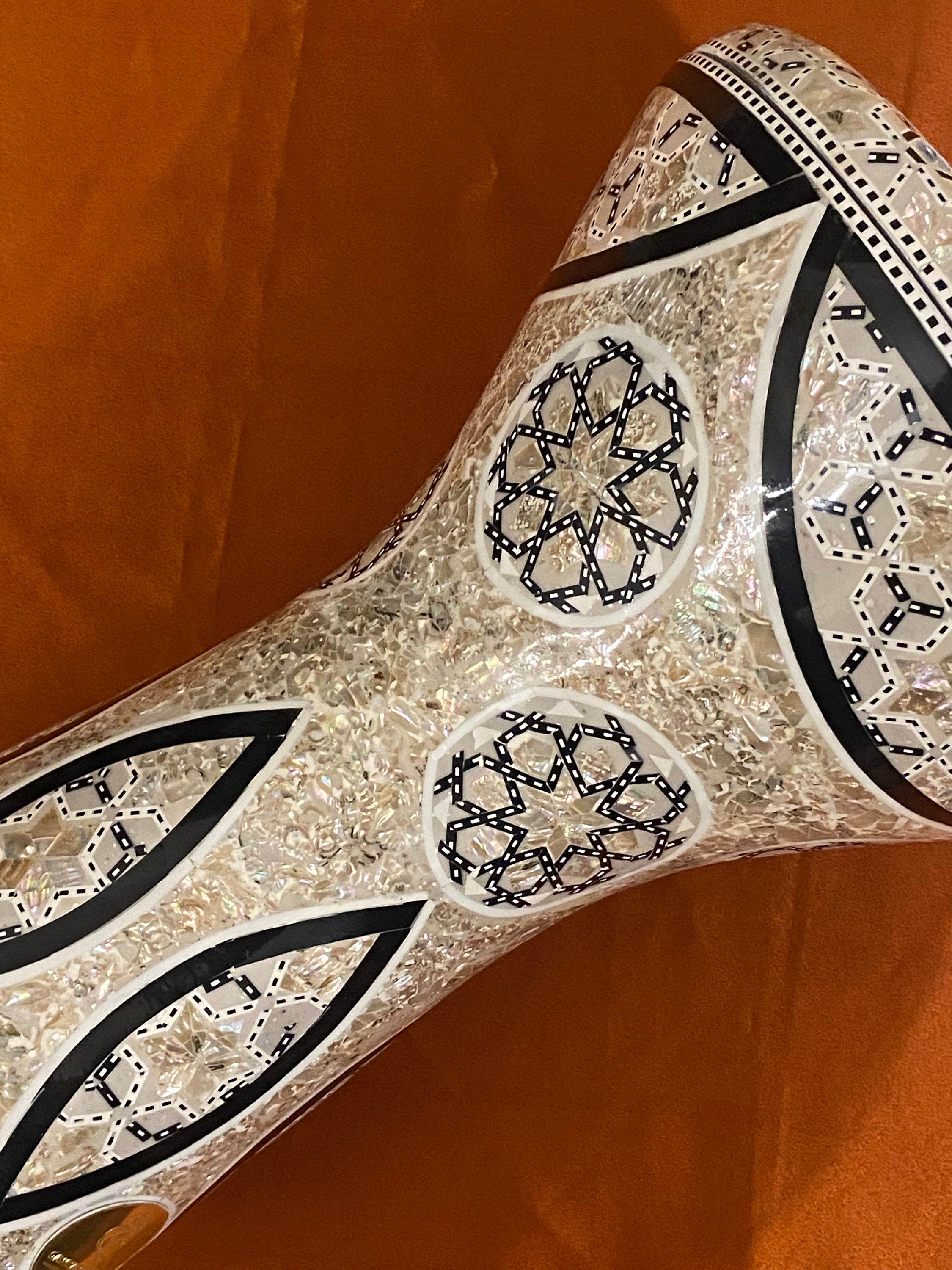 17-inch Darbuka Drum With Mother-of-pearl Inlay,made by Gawharet El Fan ...