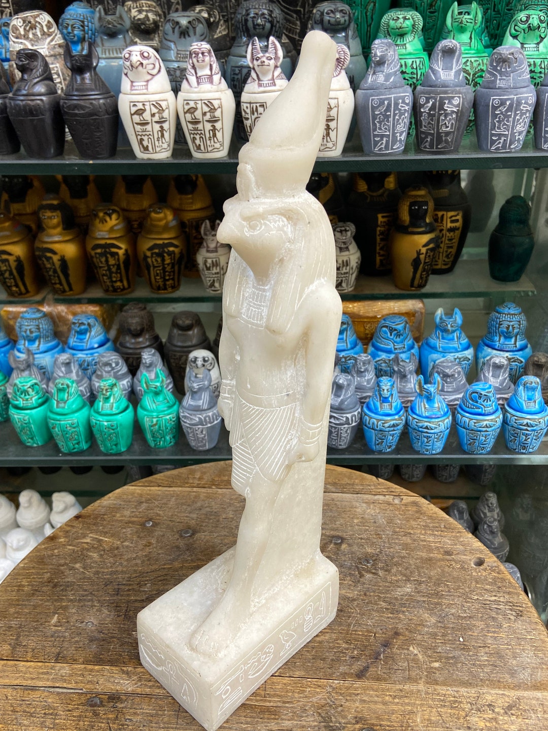 HORUS Guardian of Egypt, Meditation, Handcrafted Statues of Horus ...