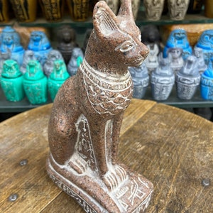 Cleopatra's Beloved Cat, Meditation, Handcrafted Statues of Tivali ...