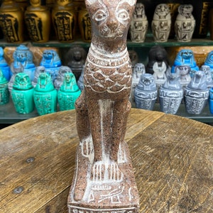 Cleopatra's Beloved Cat, Meditation, Handcrafted Statues of Tivali ...