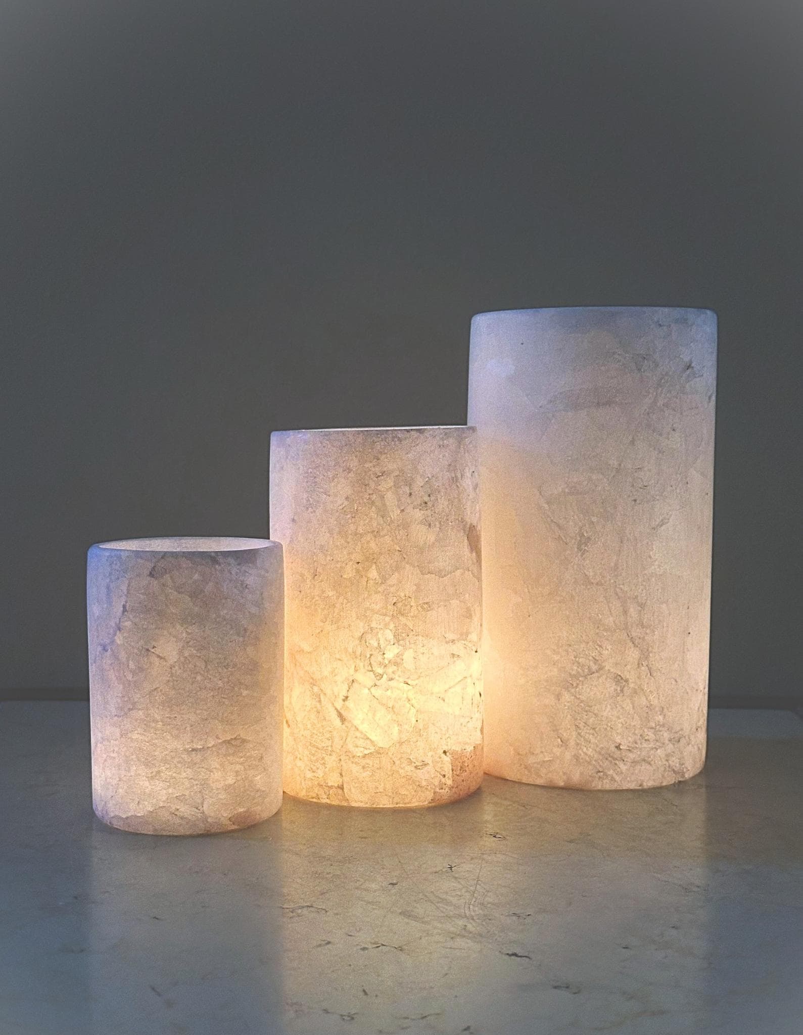 Egyptian White Alabaster Candle Holder, Alabaster Candle Holder ...