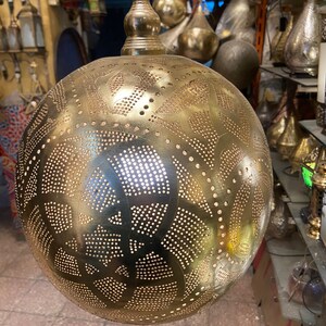 Large Egyptian Ceiling Lamp Light, Illuminating Egyptian Ceiling ...