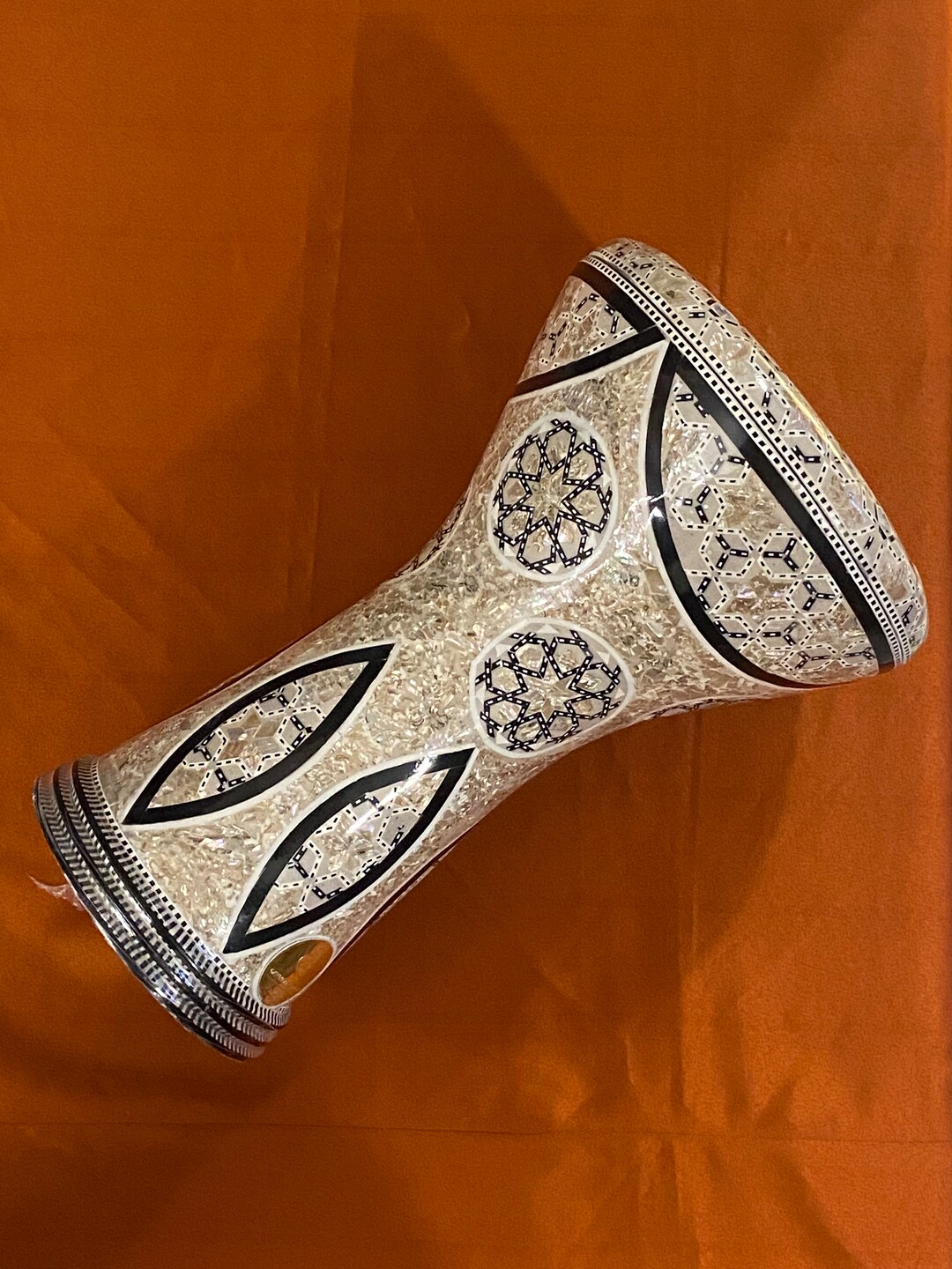 17-inch Darbuka Drum With Mother-of-pearl Inlay,made by Gawharet El Fan ...