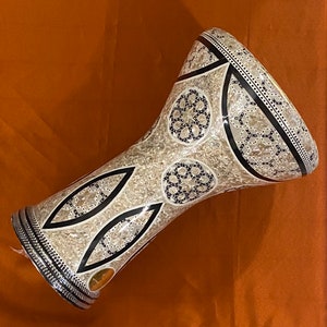 17-inch Darbuka Drum With Mother-of-pearl Inlay,made by Gawharet El Fan ...