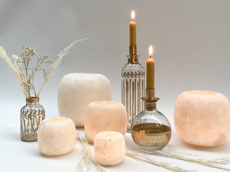 Alabaster Tealight, Alabaster Candle Holder, Alabaster Stone, Tea Light ...