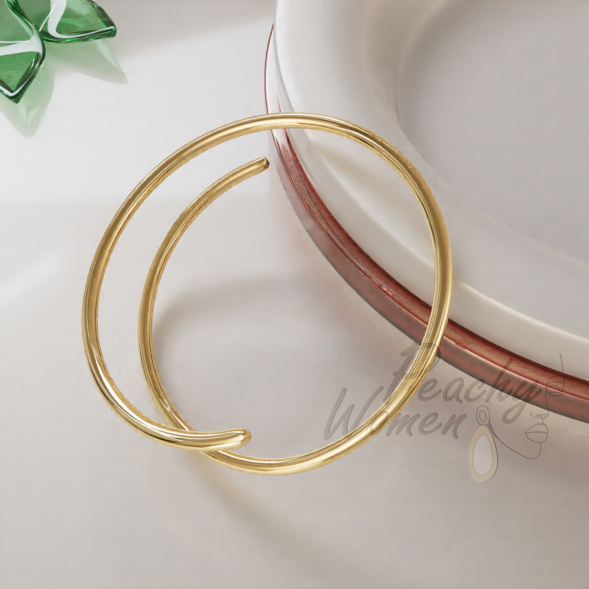 Double Tragus Hoop Ring One Piercing - Gold Filled Tragus Spiral Hoop - 20 Gauge Cartilage Loop ...