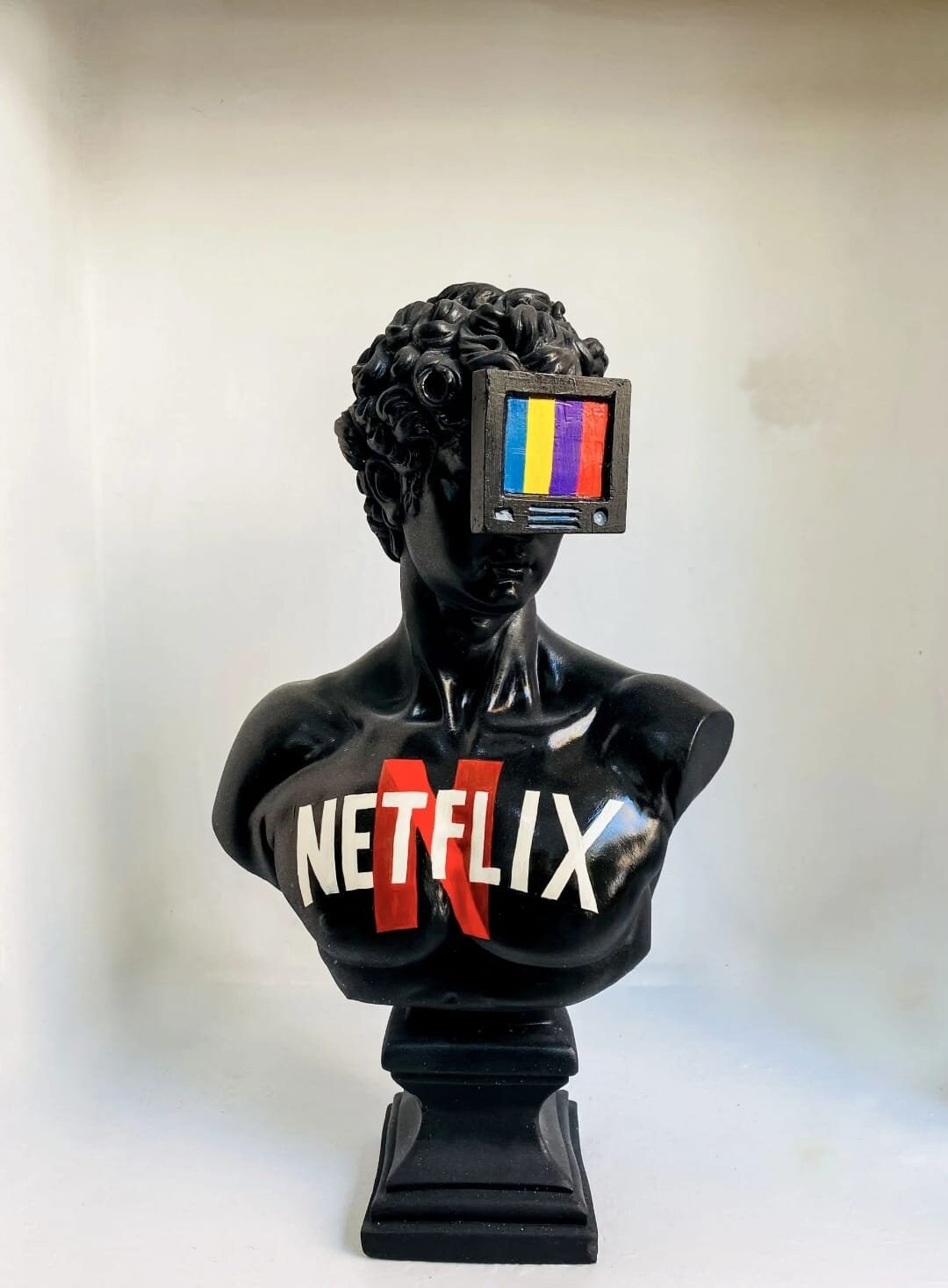 Design Netflix David Statue Sculpture - Etsy