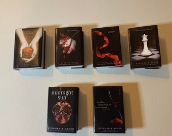 Miniature Twilight Saga/stephanie Meyer Books X 7 1:12 for - Etsy