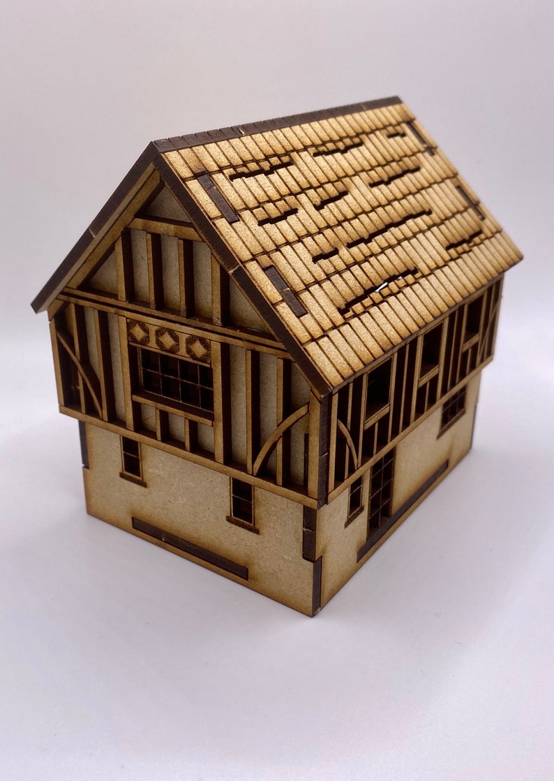 Tudor House 2 Storey MDF Craft Kit. - Etsy
