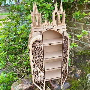 Gothic Display Cabinet, Gothic Decor, Crystal Display Cabinet, Castle ...