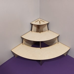 3 Tier Circular Corner Display Stands for Craft Fairs/market Stalls ...