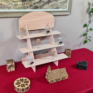 3 Tier Medium Display Stand for Craft Fairs/market Stalls/counters ...