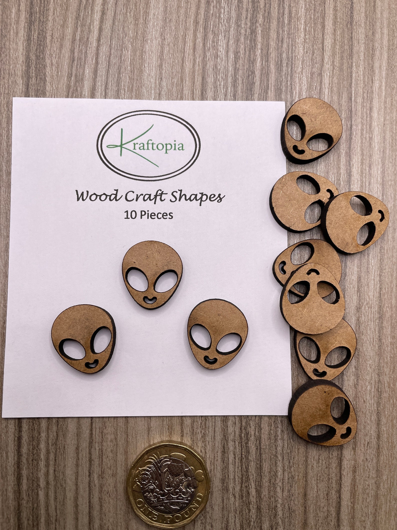 Alien Head Mdf Craft Shapes Pk of 10 / Earring Blanks / - Etsy