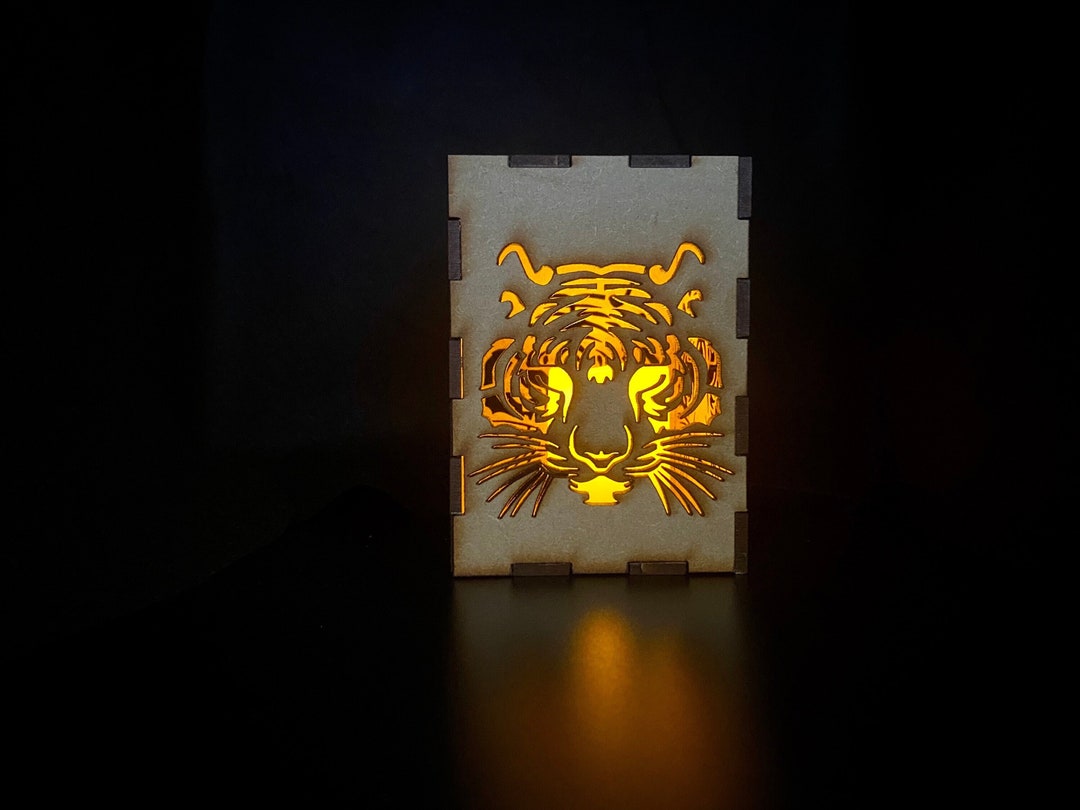 Tiger Night Light Craft Kit - Small - Etsy