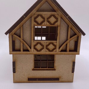 Tudor House 1.5 Storey MDF Craft Kit - Etsy