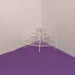 3 Tier Clear Circular Corner Display Stands for Craft Fairs/market ...
