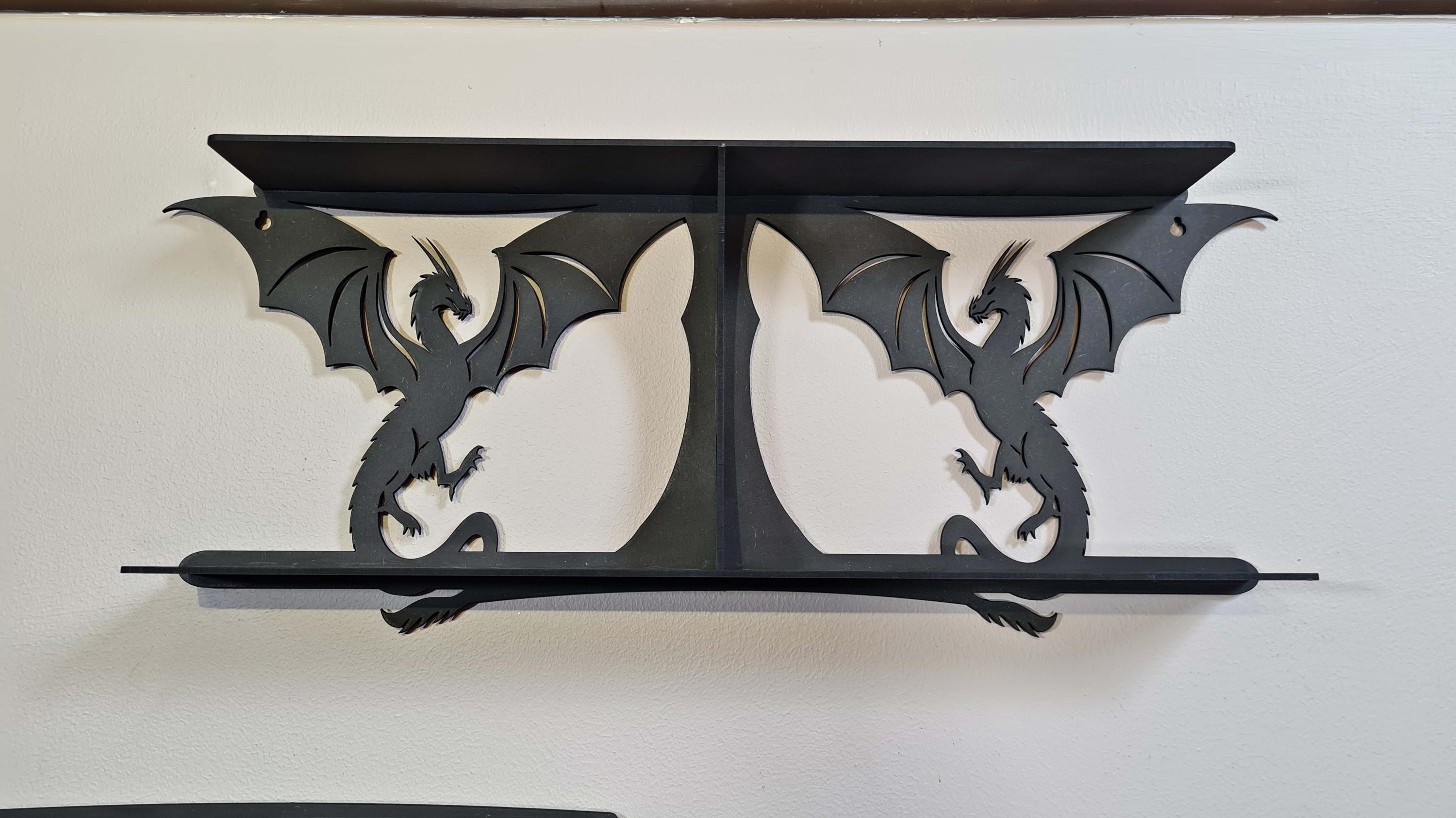 Dragon Shelving, Dragon Décor, Gothic Shelving , Gothic Décor, Mystical ...