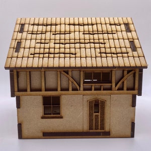Tudor House 1.5 Storey MDF Craft Kit - Etsy