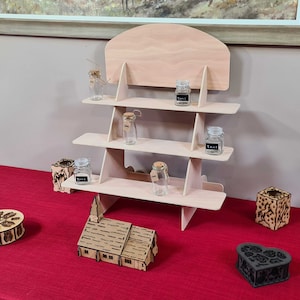 3 Tier Medium Display Stand for Craft Fairs/market Stalls/counters ...