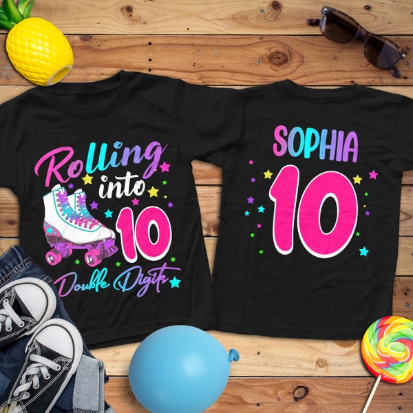 Rolling Into 10 Double Digits Svg - Etsy