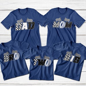 Family Race Car Birthday Shirts, Racecar Birthday Shirt, Matching ...