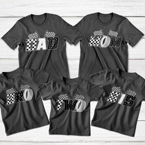 Family Race Car Birthday Shirts, Racecar Birthday Shirt, Matching ...