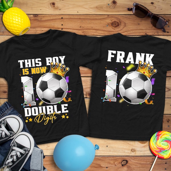 10th Soccer Birthday Shirt - Etsy