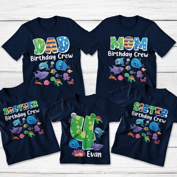 Aquarium Bday Shirts - Etsy