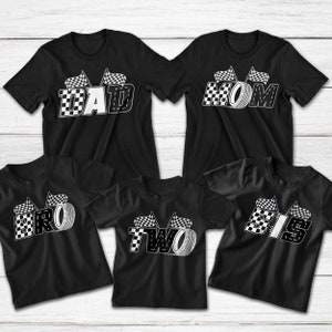 Family Race Car Birthday Shirts, Racecar Birthday Shirt, Matching ...