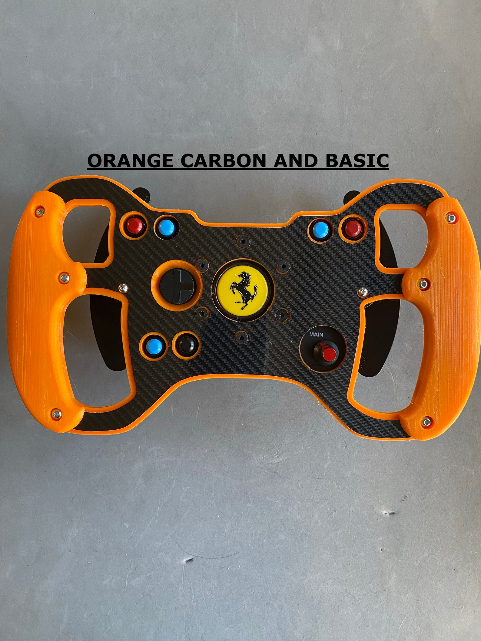 Orange Version F1 Open Wheel Mod for Thrustmaster Gte/599/tm Wheels ...