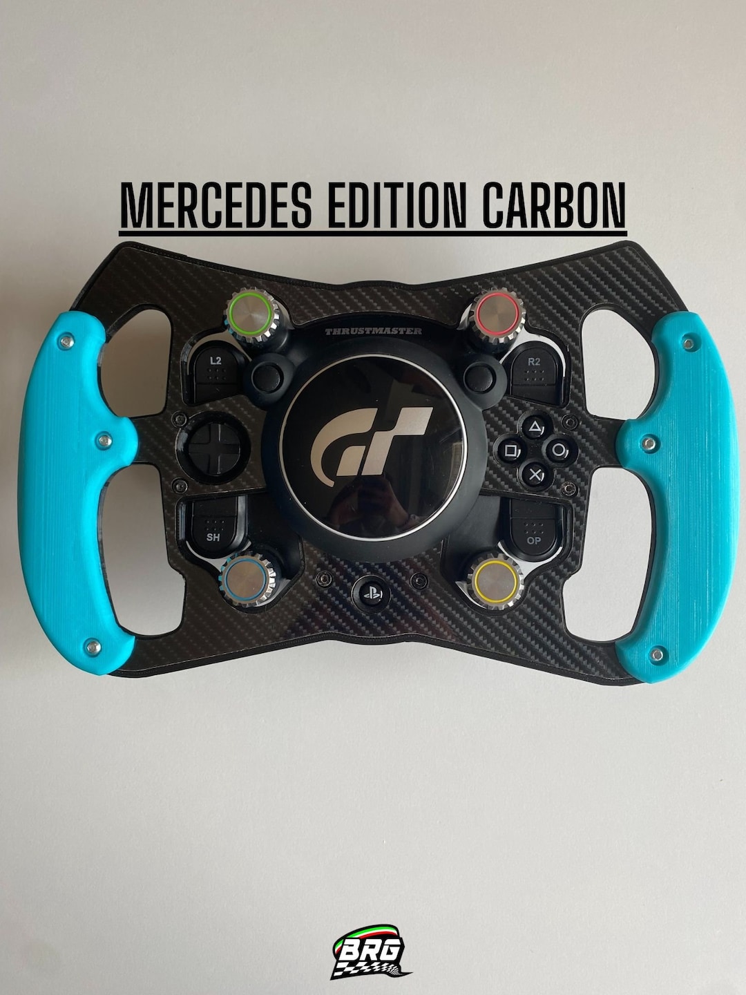 Mercedes Version Open Wheel Mod for Thrustmaster TGT. With Alcantara ...