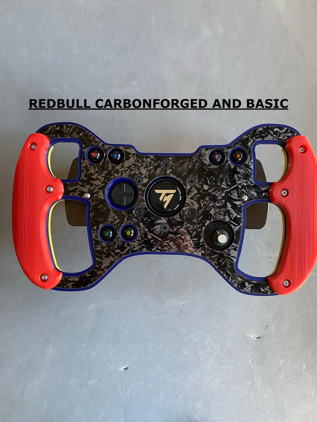 Red Bull Version F1 Open Wheel Mod for Thrustmaster Gte/599/tm Wheels ...
