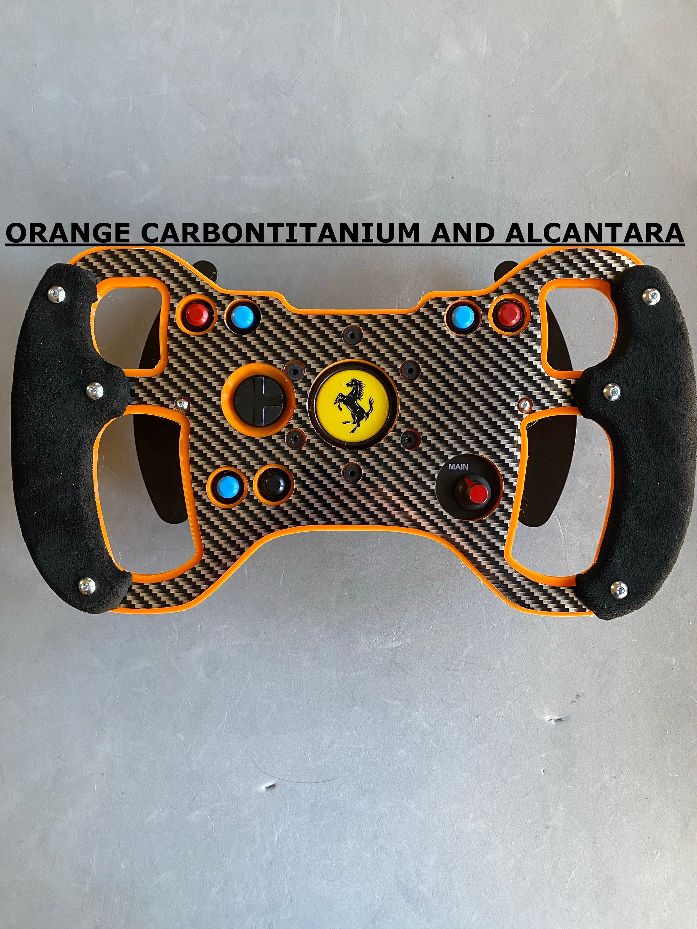 Orange Version F1 Open Wheel Mod for Thrustmaster Gte/599/tm Wheels ...