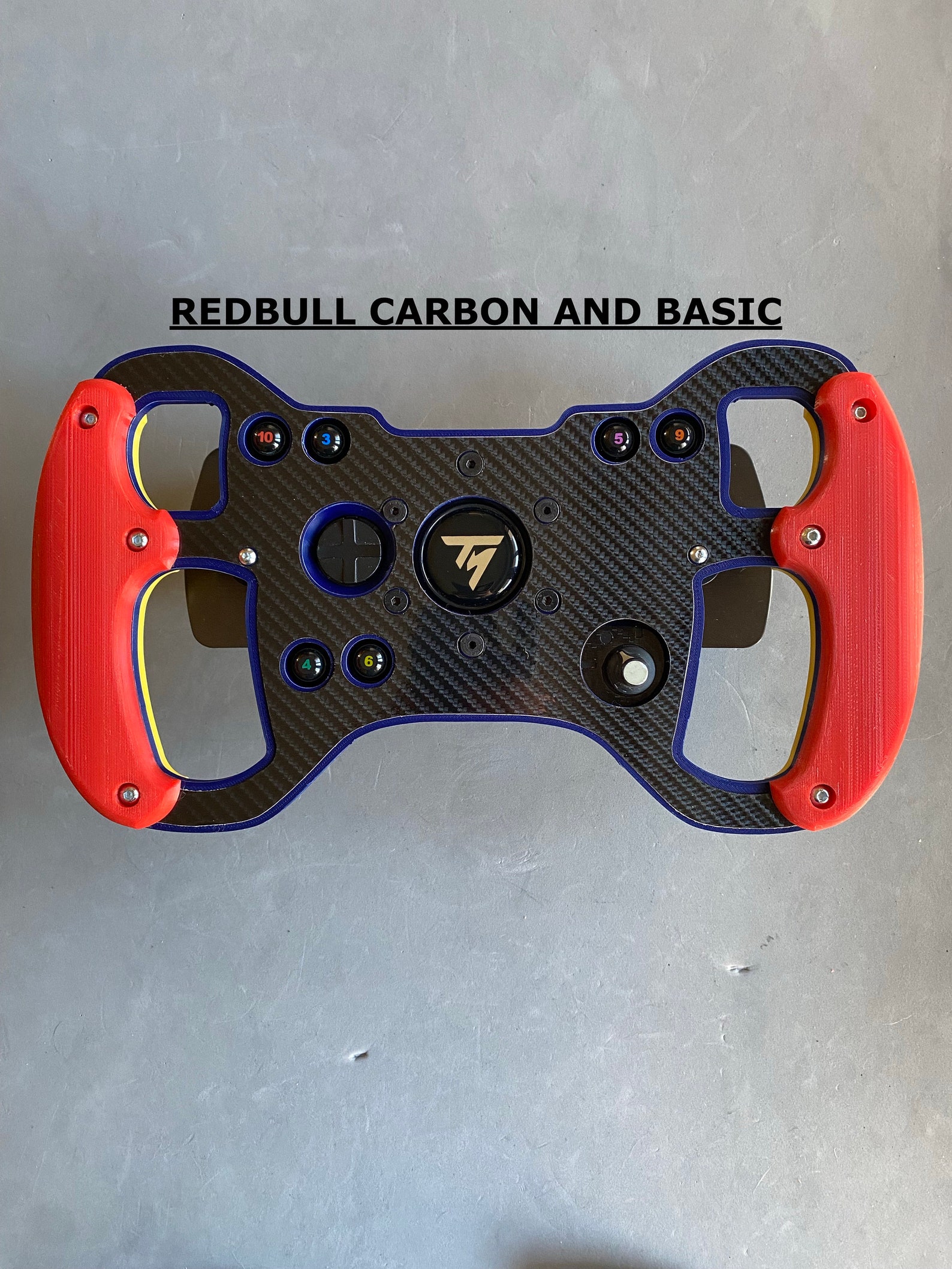 Red Bull Version F1 Open Wheel Mod for Thrustmaster Gte/599/tm Wheels ...