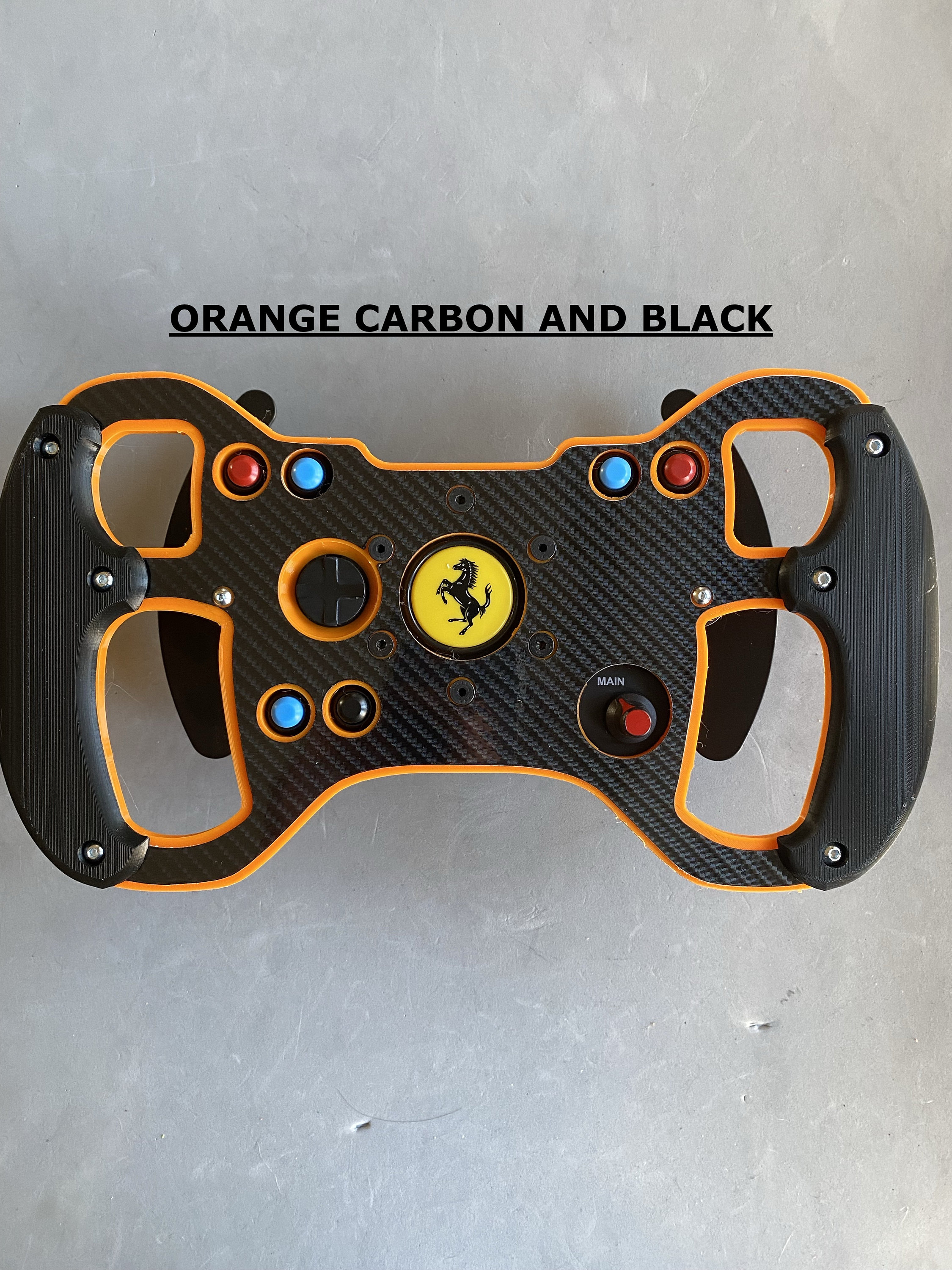 Orange Version F1 Open Wheel Mod for Thrustmaster Gte/599/tm Wheels ...