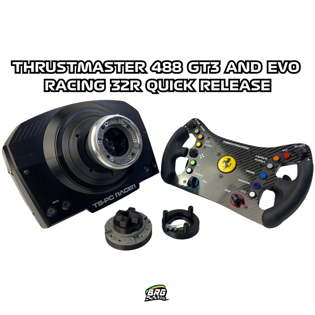 Thrustmaster 488 GT3 and Evo Racing 32R Quick Release - Etsy