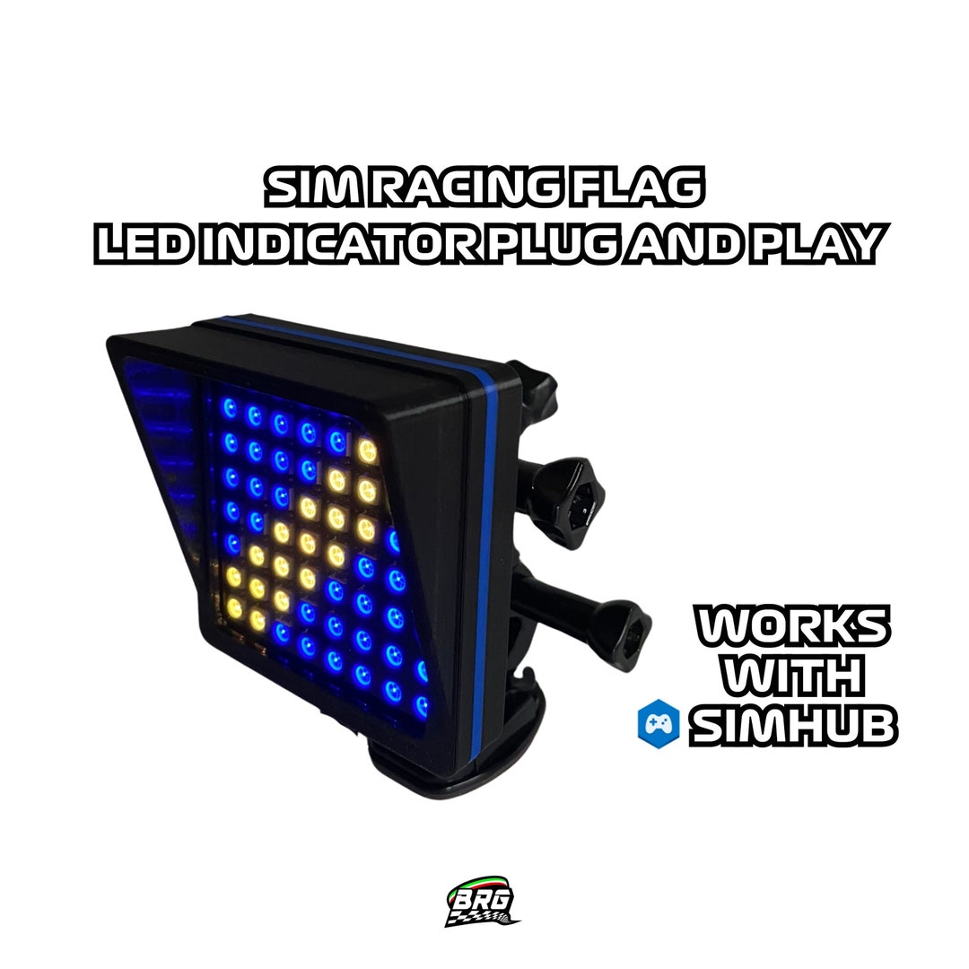 BRG Simracing Led Flag Indicator, 64 Leds, Plug and Play - Etsy