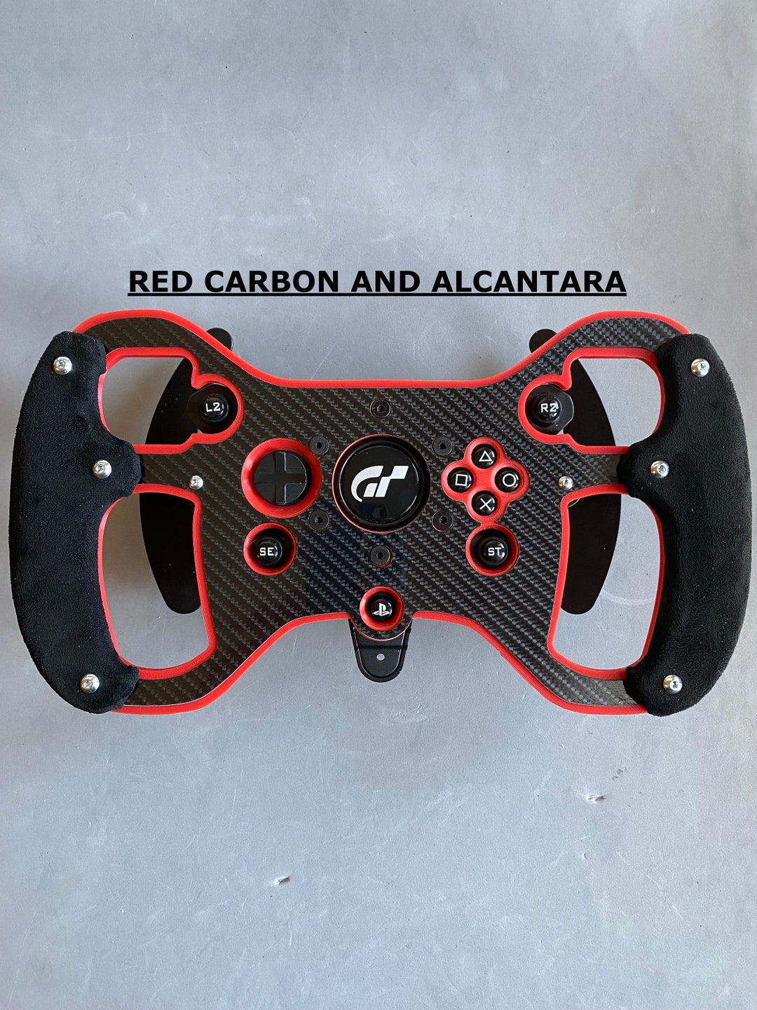 Red Version F1 Open Wheel Mod for Thrustmaster T300/RS GT. With Suede ...