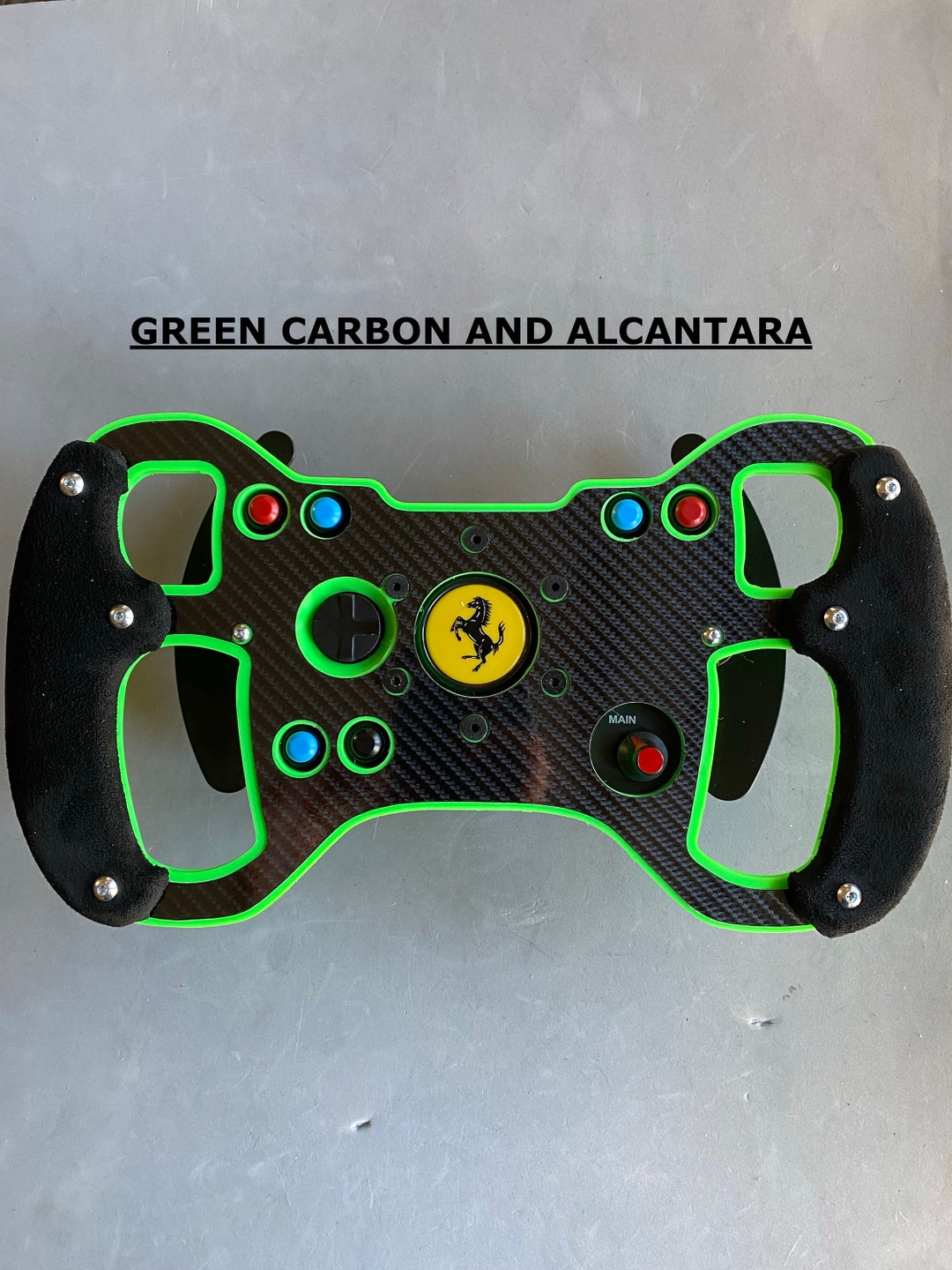 Green Version F1 Open Wheel Mod for Thrustmaster Gte/599/tm Wheels ...