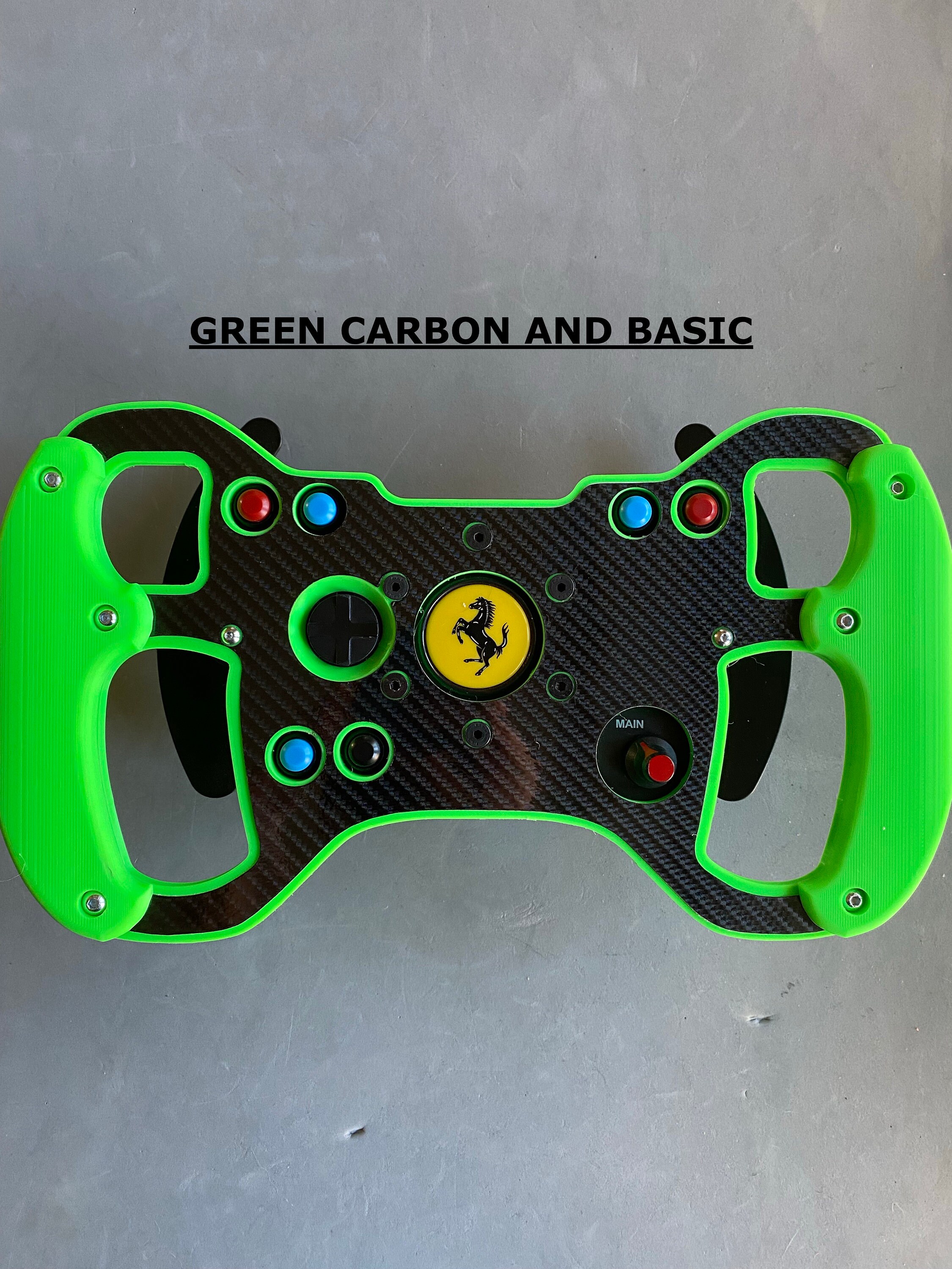 Green Version F1 Open Wheel Mod for Thrustmaster Gte/599/tm Wheels ...