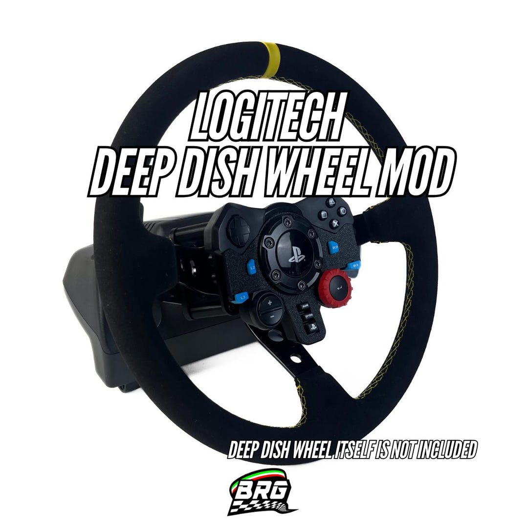 Logitech G29-G920-G923 Deep Dish 70 Mm Wheel Mod With Magnetic Paddles ...