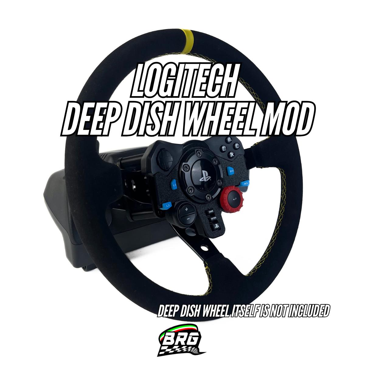 Logitech G29-G920-G923 Deep Dish 70 Mm Wheel Mod With Magnetic Paddles ...