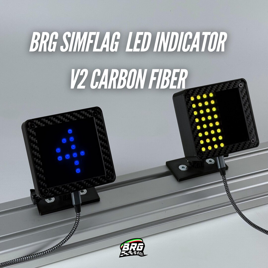 BRG Simracing V2 LED Flag Indicator, 64 Leds, Plug and Play - Etsy
