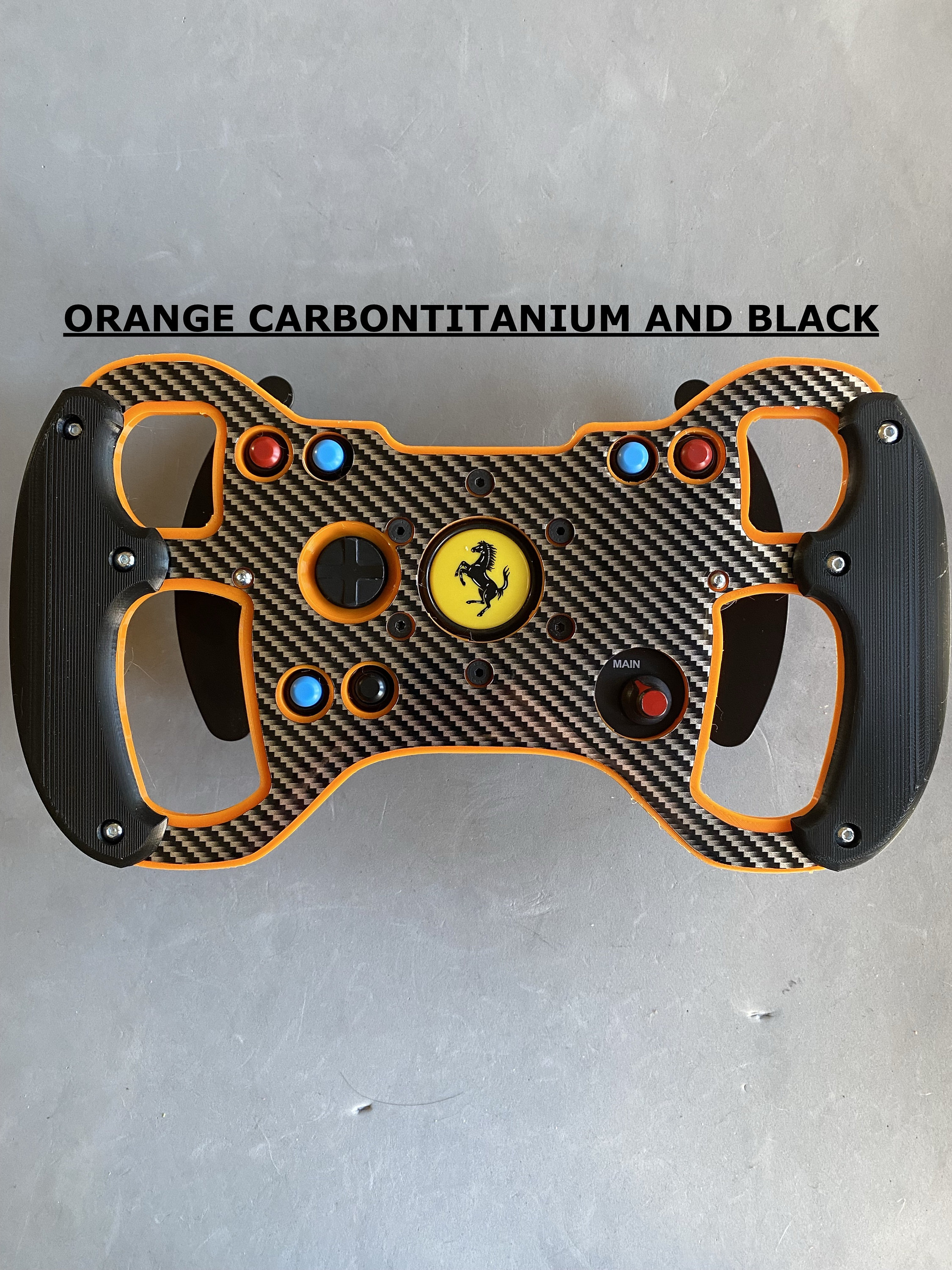 Orange Version F1 Open Wheel Mod for Thrustmaster Gte/599/tm Wheels ...