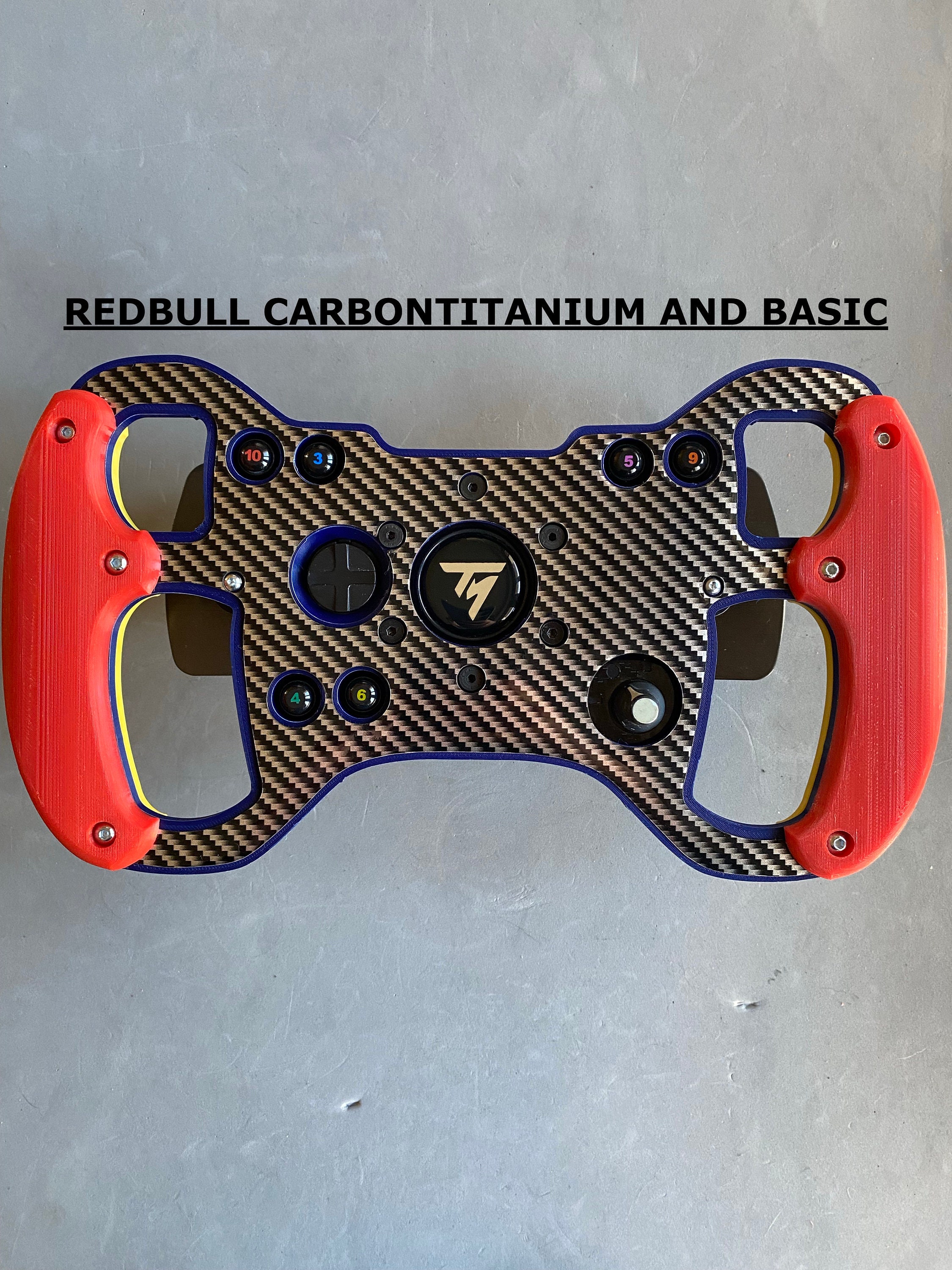 Red Bull Version F1 Open Wheel Mod for Thrustmaster Gte/599/tm Wheels ...