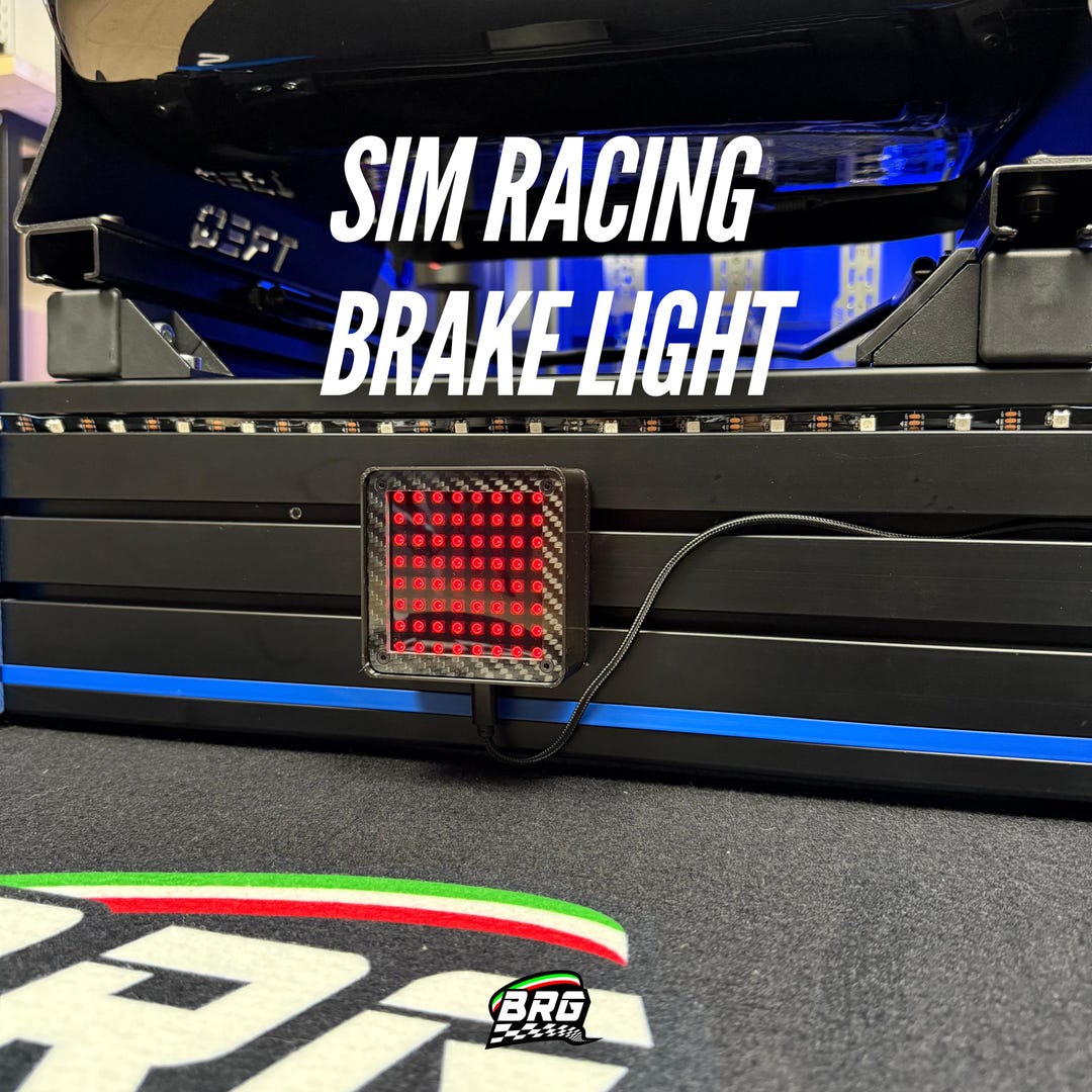 BRG Sim Racing Brake Light, Plug and Play - Etsy