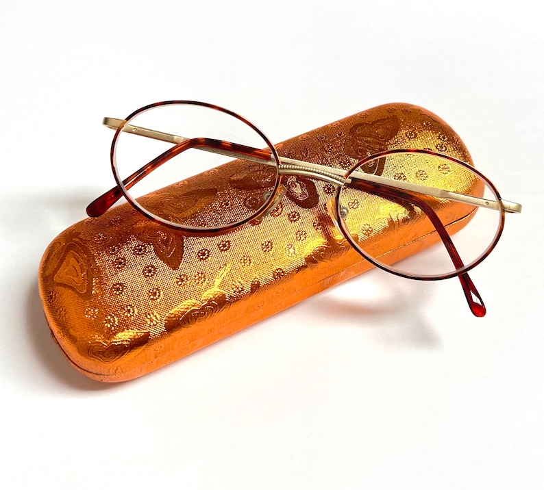 Retro Oval Vintage Style Reading Glasses Gold Frame Leopard - Etsy